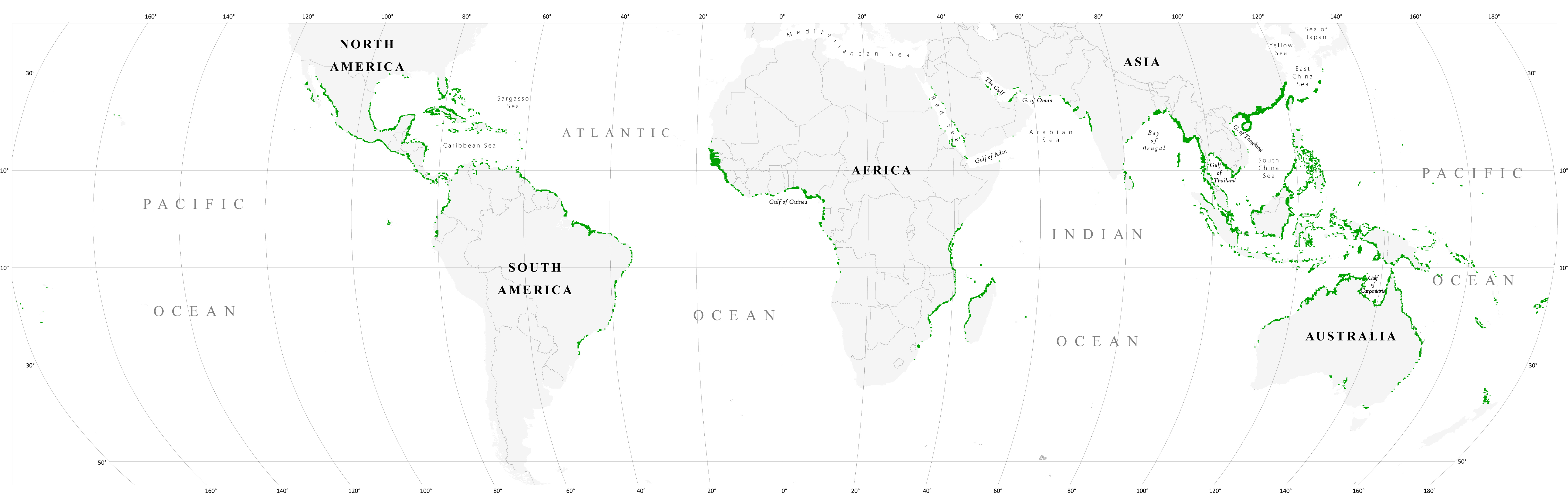 Global Distribution of Mangroves - GEO Wetlands